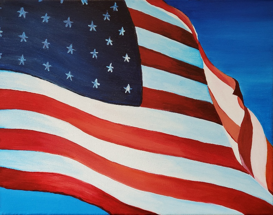 June 2020 Paint Night - Old Glory - Virginia's River Realm