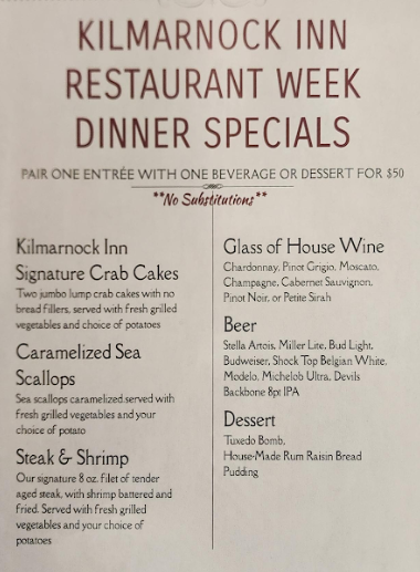 Kilmarnock Inn – Virginia's River Realm